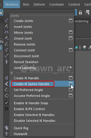 [Maya]Rigging 10 - Spine IK